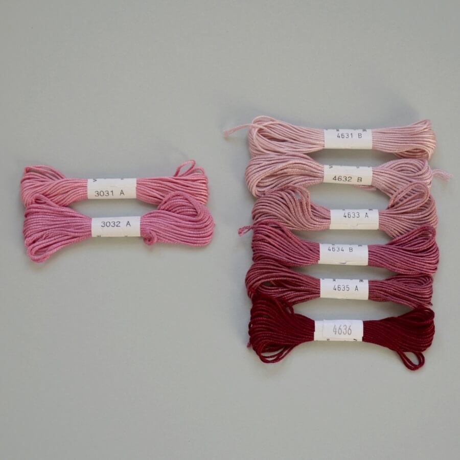 Soie d'Alger | Universal silk embroidery thread | magenta – Werkstatt ...
